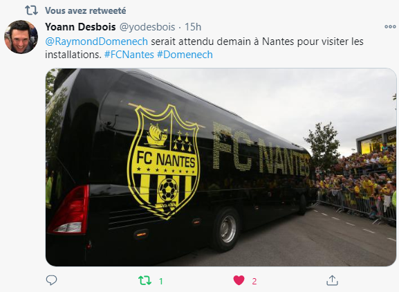 FC Nantes : Les tweets les plus drôles sur l'arrivée de Raymond Domenech FC Nantes : Les tweets les plus drôles sur l'arrivée de Raymond Domenech