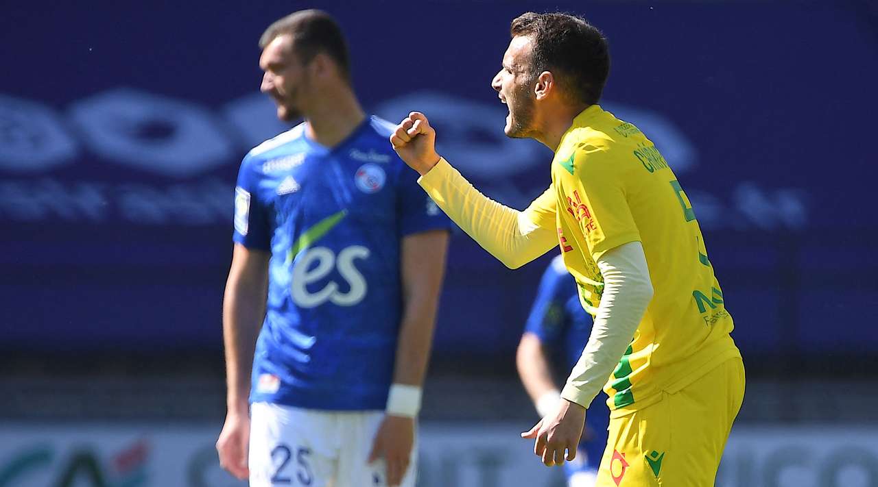 Le FC Nantes renverse le RC Strasbourg et retrouve des couleurs Le FC Nantes renverse le RC Strasbourg et retrouve des couleurs