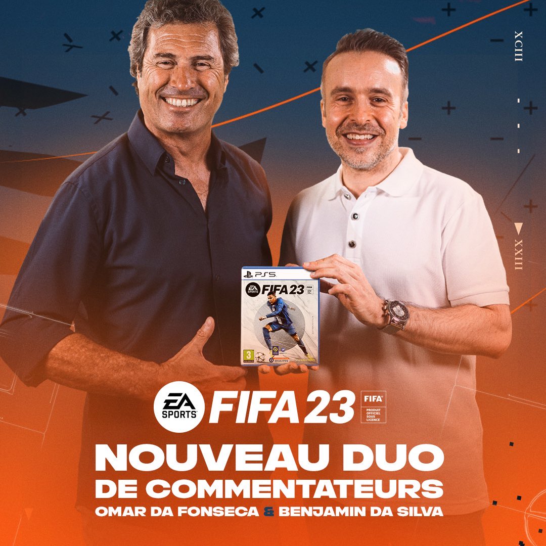 FIFA 23 : le duo Omar Da Fonseca - Benjamin Da Silva remplace Hervé ...